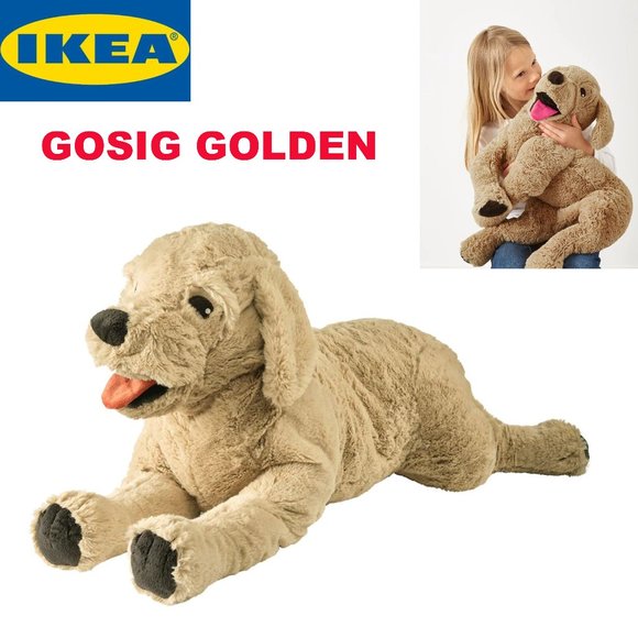 IKEA | Toys | Ikea Gosig Plush Golden Retreiver Soft Stuffed Animal Toy ...